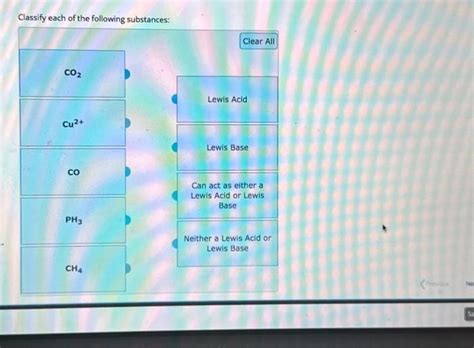 Solved Classify Each Of The Following Substances