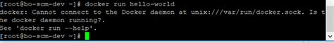 cannot connect to the docker daemon at unix var run docker sock is