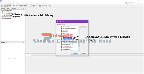 membuat koneksi database mysql dengan java netbeans recall apk
