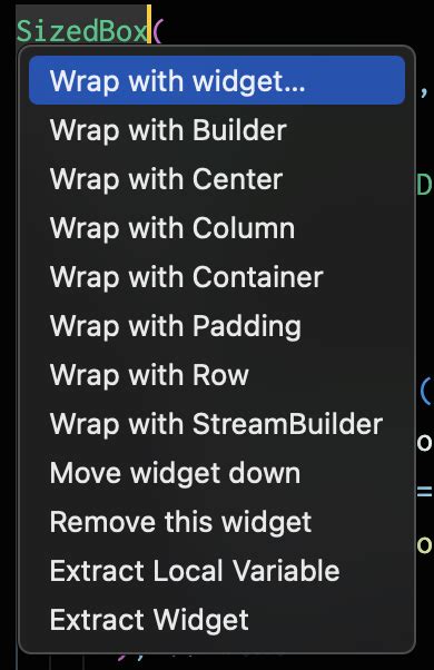 flutter vs code shortcut to wrap widget with getx s obx stack overflow