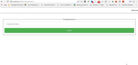 build api and web app using node js powershell and pug