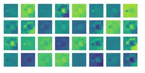 extraction of feature maps across initial convolutional layers