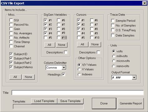 data and export dpoae user guide
