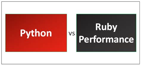 python vs ruby performance which language is better and faster