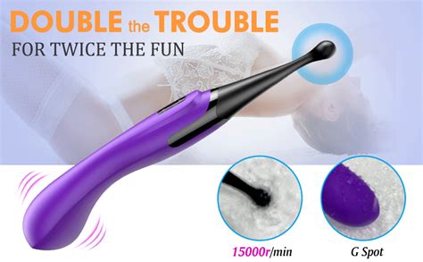 high frequency clitoral vibrator 2 in 1 clit and g spot