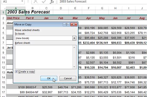 how to copy or move a worksheet into another workbook in excel