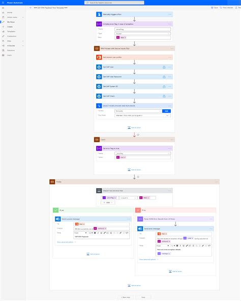 core components to use for rpa sap gui automation power automate