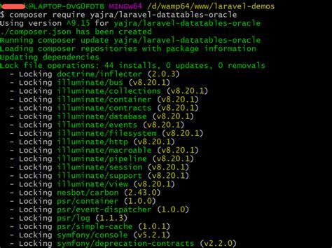 laravel datatables tutorial with example scratch code