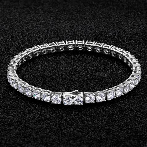 Krkc Wholesale 925 Sterling Silver Real Diamond Jewelry Vvs Moissanite