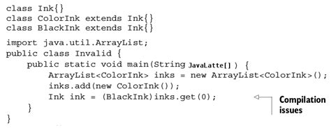 java latte classcastexception in java