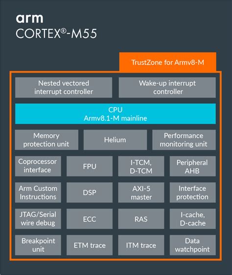 arm introduces cortex m55 mcu core arm ethos u55 micronpu