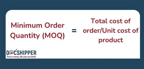 What Does Minimum Order Quantity Mean Moq Mean Docshipper