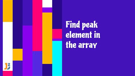 find peak element in the array java2blog