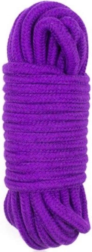 Bdsm Bondage Touw 10 Meter Paars Geschikt Voor Full Body Bondage