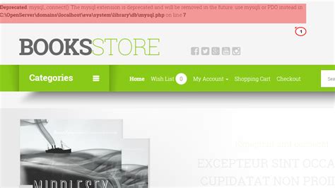 opencart 2 x troubleshooter how to get rid of the