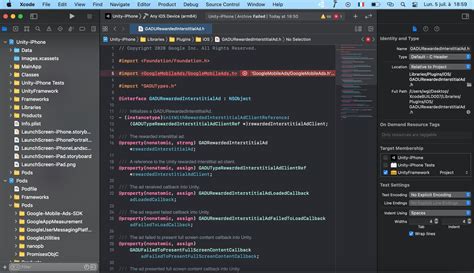 ios gadurewardedinterstitialad h file not found error xcode