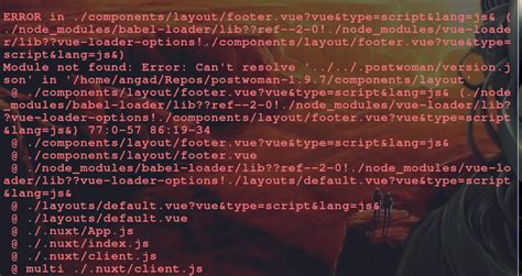 nuxt fatal error · issue 883 · hoppscotch hoppscotch · github