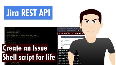 jira rest api create issue using a shell script youtube
