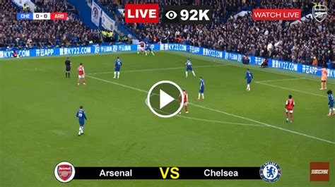 Arsenal Vs Chelsea Live Football Ars Vs Che Live Stream English