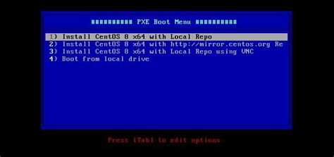 install multiple linux distributions using pxe network