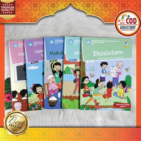 Jual Buku Siswa Sd Mi Kelas 5 V Tematik Terpadu Tema 1 2 3 4 5