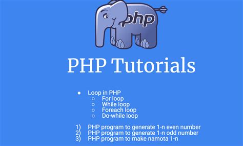 loops in php for while foreach do while devsenv