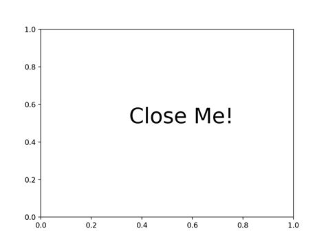 close event — matplotlib 3 5 1 documentation
