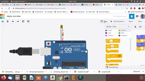 tutorial arduino uno led blink menggunakan tinkercad tinkercad images