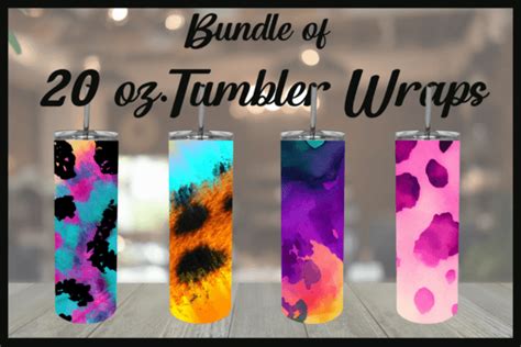 Bundle Of 20 Oz Tumbler Wraps Graphic By Akoch12831 · Creative Fabrica