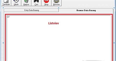 cara menampilkan database pada listview vb6 ilkom faizal