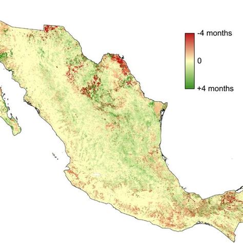 Lag Of Highest Temporal Cross Correlation Coefficient For Monthly Ndvi