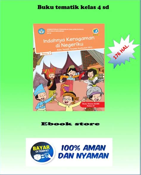Buku Pelajaran Sd Kelas 4 Tema 7 Indahnya Keragaman Di Negeriku
