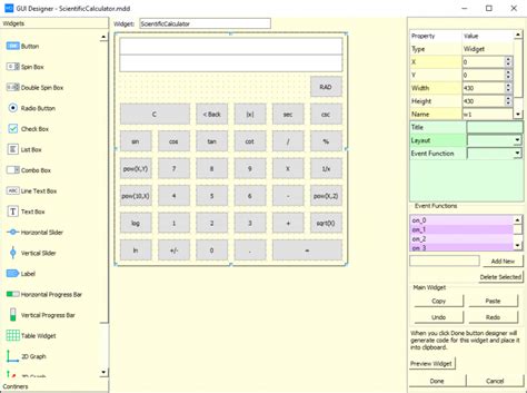 drag and drop python gui designer labdeck
