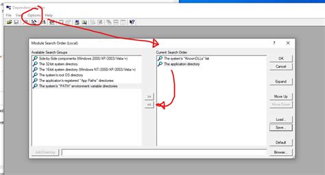 dll dependency walker hangs stack overflow