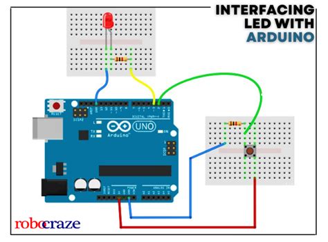 Interfacing Led With Arduino Complete Guide Robocraze