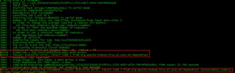 error while processing statement failed execution error return code