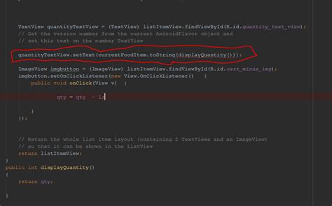 java how to insert int value to string in adapter list view stack