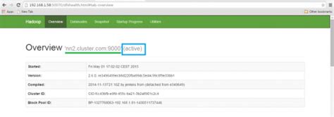 how to set up hadoop cluster with hdfs high availability
