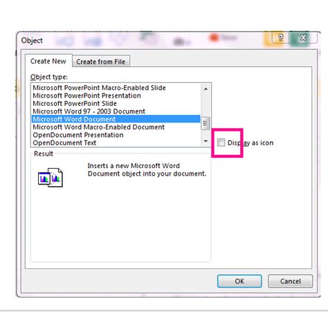 insert an object in your excel spreadsheet excel