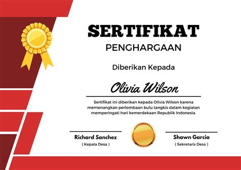 Contoh Sertifikat Penghargaan Lomba Piagam Atau Sertifikat Sexiezpix