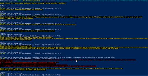 get azurestoragecontainer returns 403 when using sas