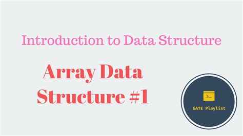 1 introduction to array data structure 1 introduction to data