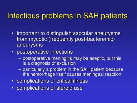 Ppt Critical Care Of The Patient With Acute Subarachnoid Hemorrhage