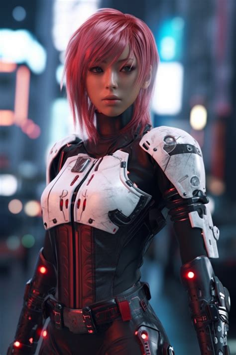 Pin On Sci Fi Races Cyborgs Cyberpunk Girl Cyberpunk Character