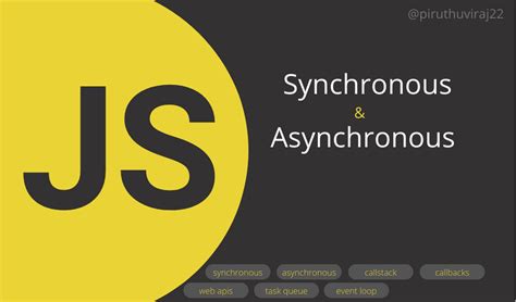 Synchronous And Asynchronous Execution In Javascript By Piruthuvi Medium