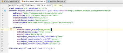 android constraintset java lang