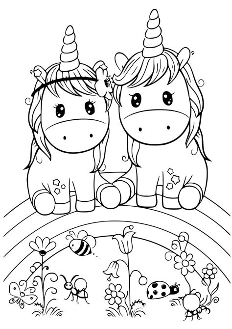 Para Pintar Unicornios Dibujos Colorear Imagenes F65