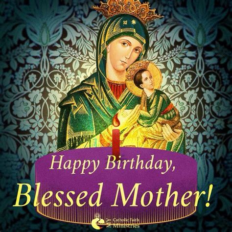 Mary 9 8 Mary Birthday Happy Birthday Wishes Blessed Mother