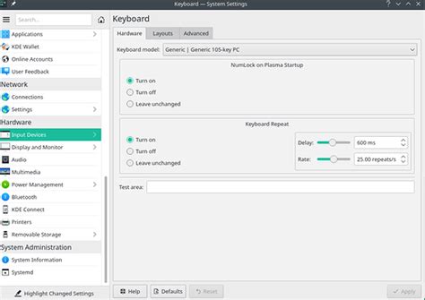 how to set keyboard layout system wide not just in kde support