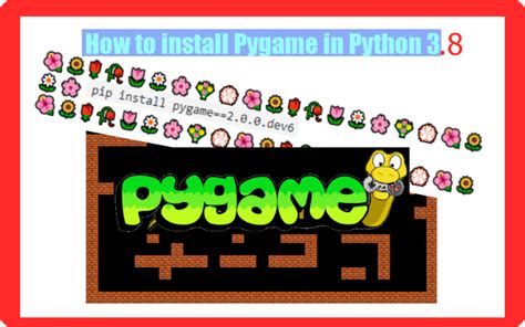 how to install pygame in python 3 9 python programming